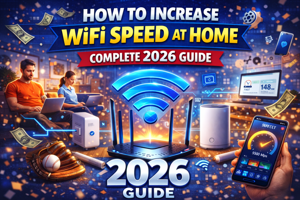 How To Increase Wifi Speed At Home: Complete 2026 Guide