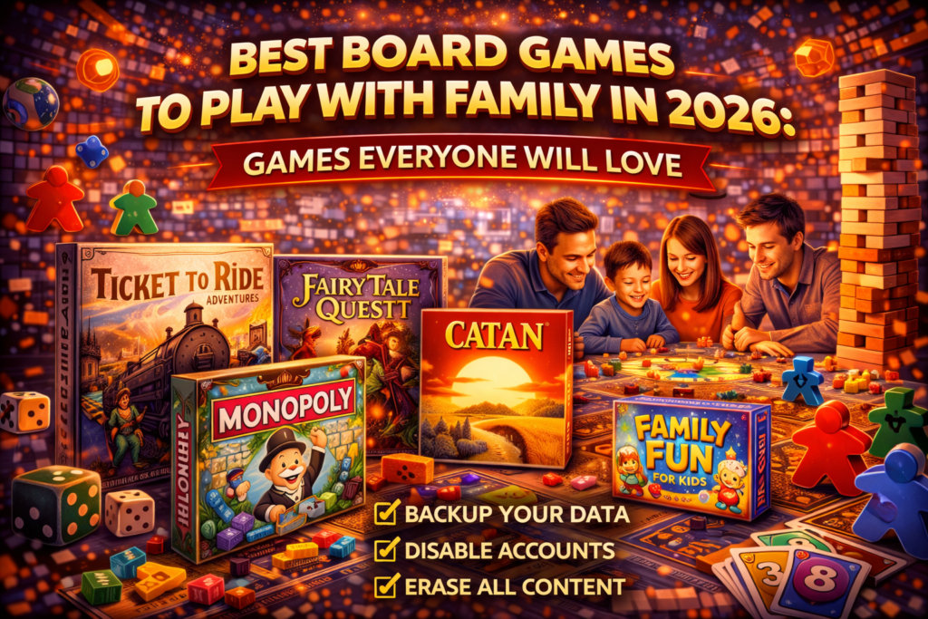Best Board Games to Play With Family in 2026: Games Everyone Will Love