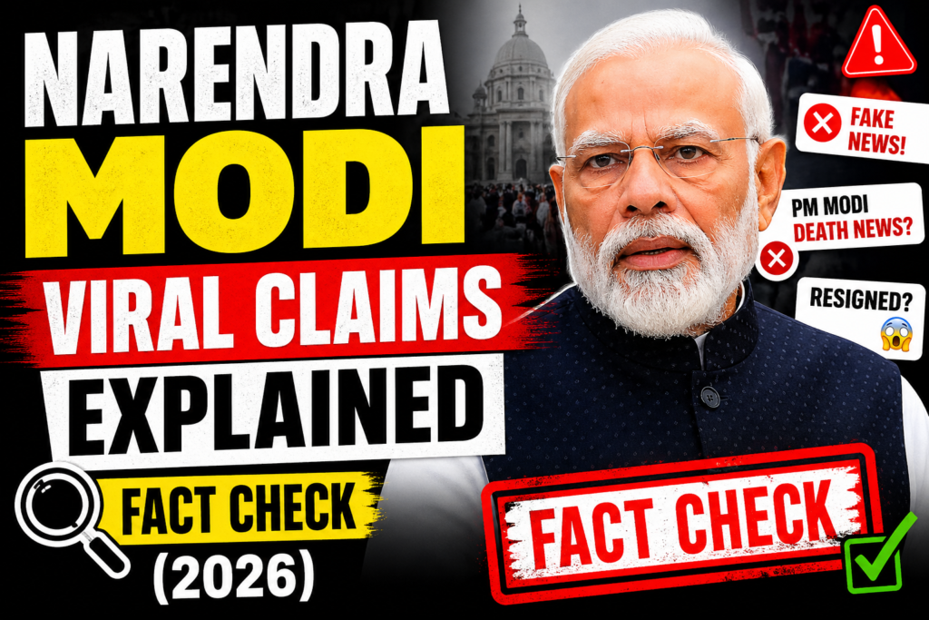 Narendra Modi Viral Claims Explained – Fact Check (2026) - Insightful ...